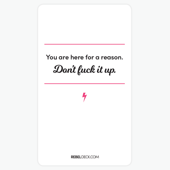 Rebel Deck Original Edition – Funny Oracle Cards for Self-Discovery ...
